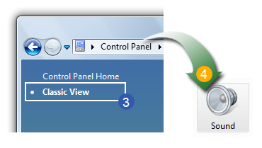 How To Change The Audio Source in Vista/7/8